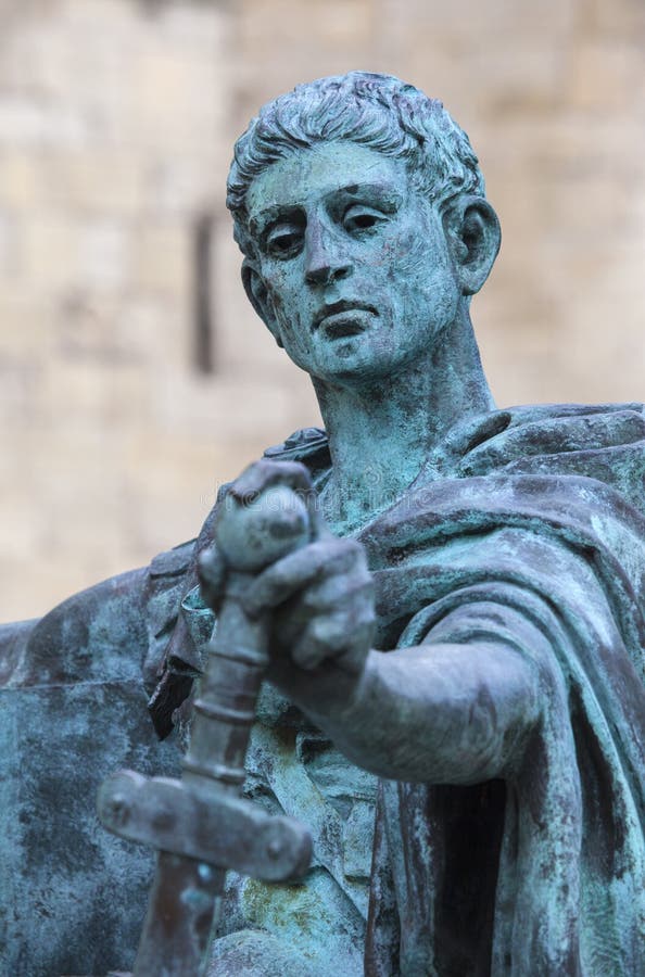 Constantine Statue in York editorial photo. Image of christian - 59239131