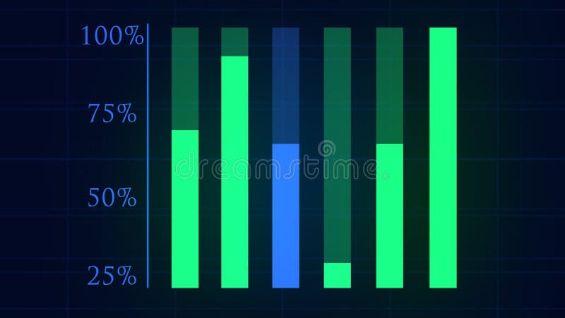 Constantly Changing Flickering Stock Graph, Creative Stock Video ...