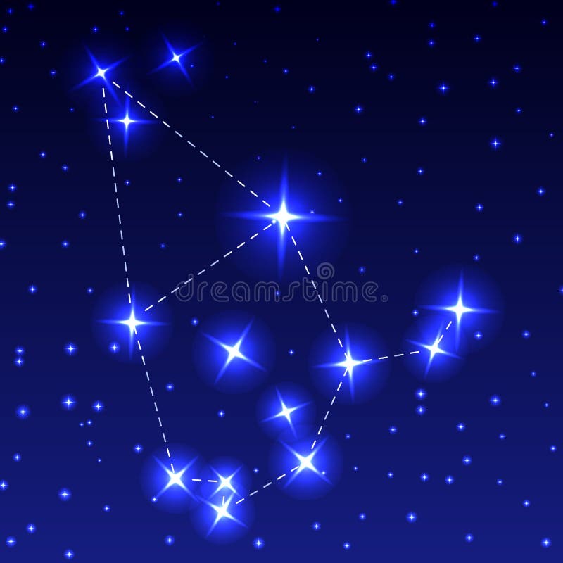 Cepheus Constellation Stock Illustrations – 112 Cepheus Constellation ...