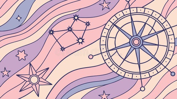 Constellation Compass Design, Star Compass, Celestial Compass ...