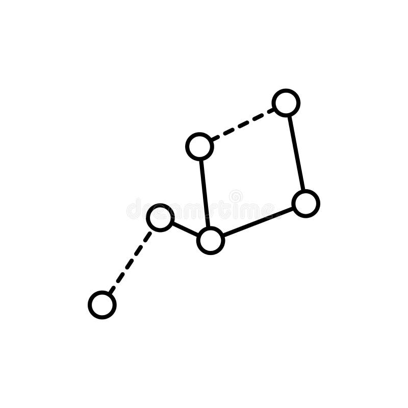 Constellation Concept Line Icon. Simple Element Illustration ...