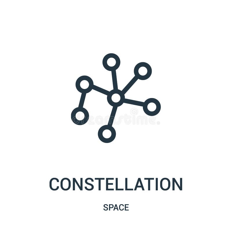 Constellation Icon Vector From Space Collection Thin Line Constellation Outline Icon Vector