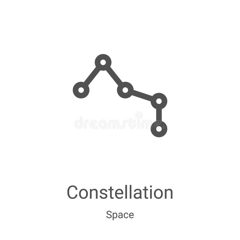 Constellation Icon Vector from Space Collection. Thin Line ...