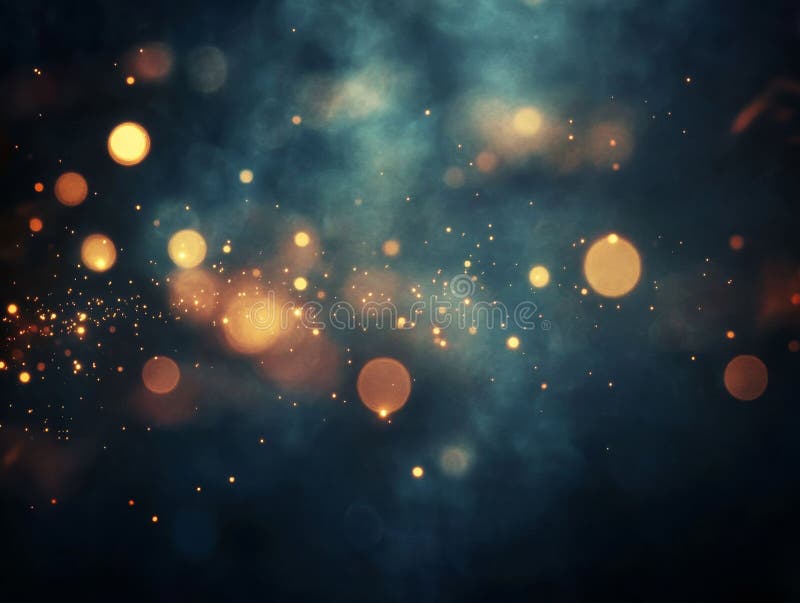 A Constellation-inspired Light Pattern, Soft White Dots Against a Dark ...