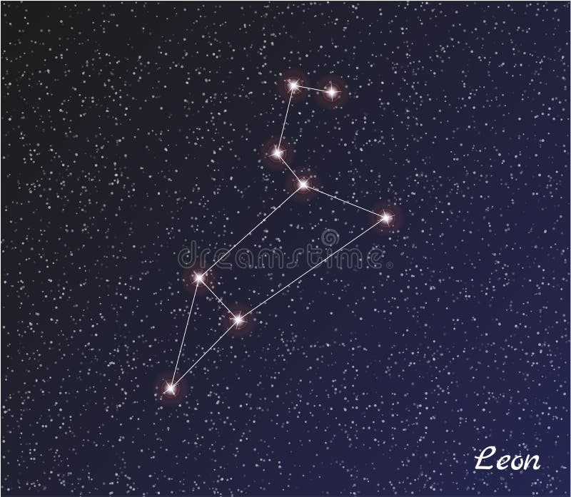 Leon Zodiac stock illustration. Illustration of childhood - 449932