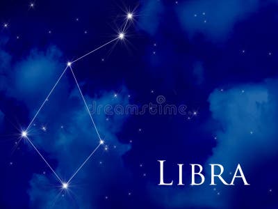Constellation Libra stock illustration. Illustration of blue - 4961016