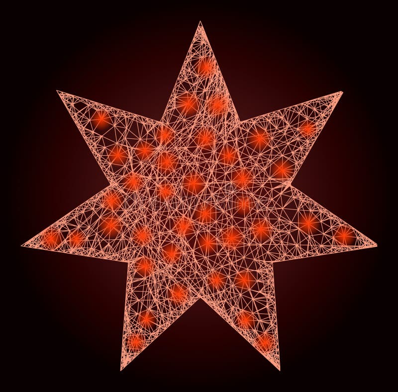 Seven Pointed Star Shape Vector Stock Illustrations – 143 Seven Pointed ...