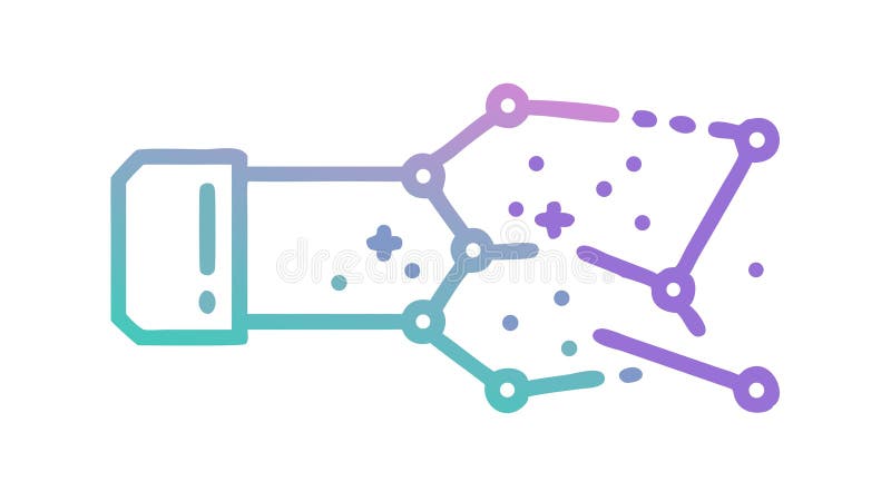 Constellation Map Celestial Navigation Chart, Vector Design Generative ...