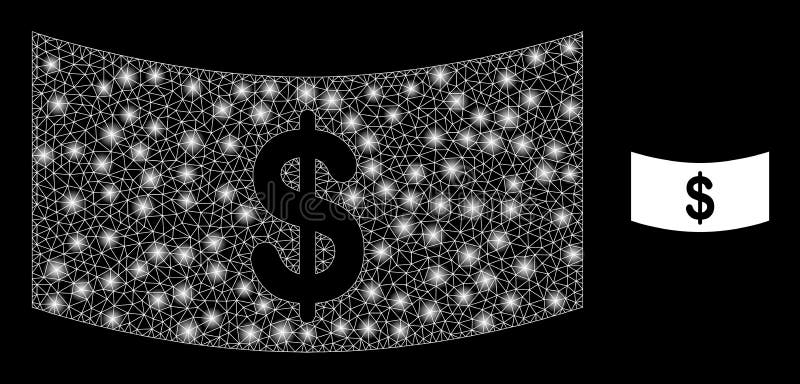 Flare Network Dollar Banknote with Lightspots Stock Vector ... Flare Network Dollar Banknote with Lightspots Stock Vector ...