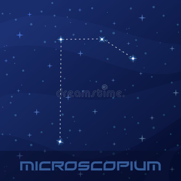 Microscope Constellation Stock Illustrations – 165 Microscope ...