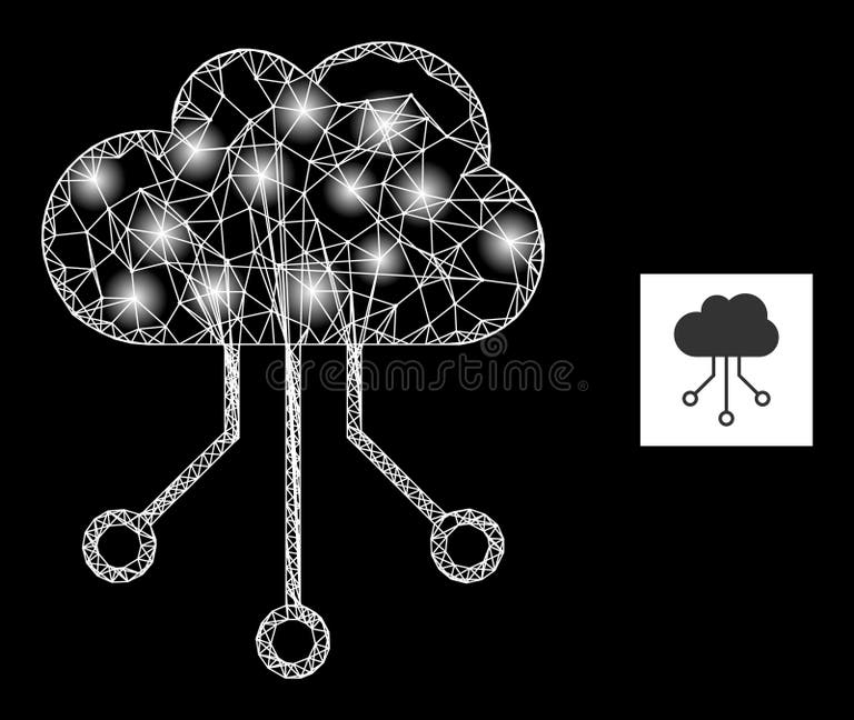 Bright Net Cloud Connections Stock Illustrations – 182 Bright Net Cloud ...