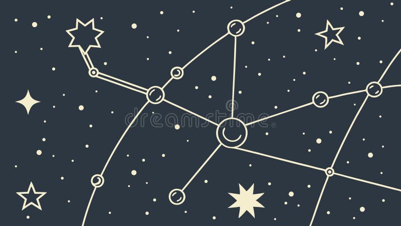 Constellation Night Sky, Stars Pattern, Astronomical Design, Zodiac ...