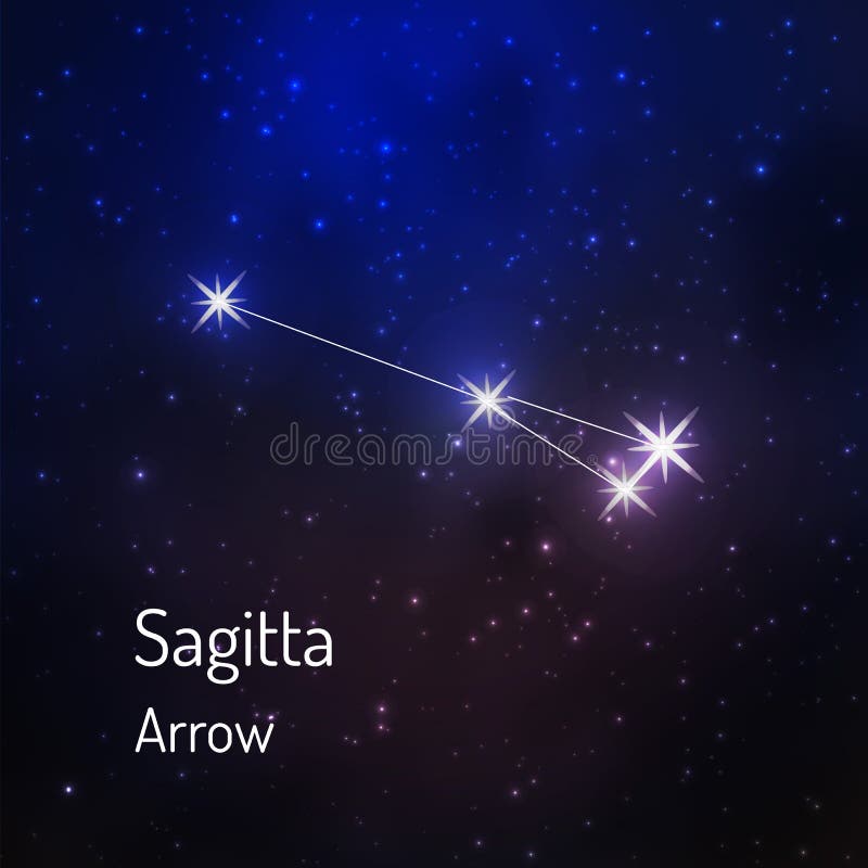 Constellation in the Night Starry Sky Stock Vector - Illustration of ...