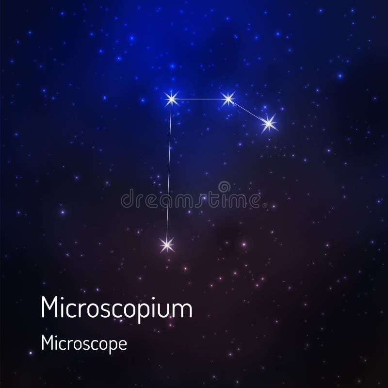 Microscope Constellation Stock Illustrations – 165 Microscope ...