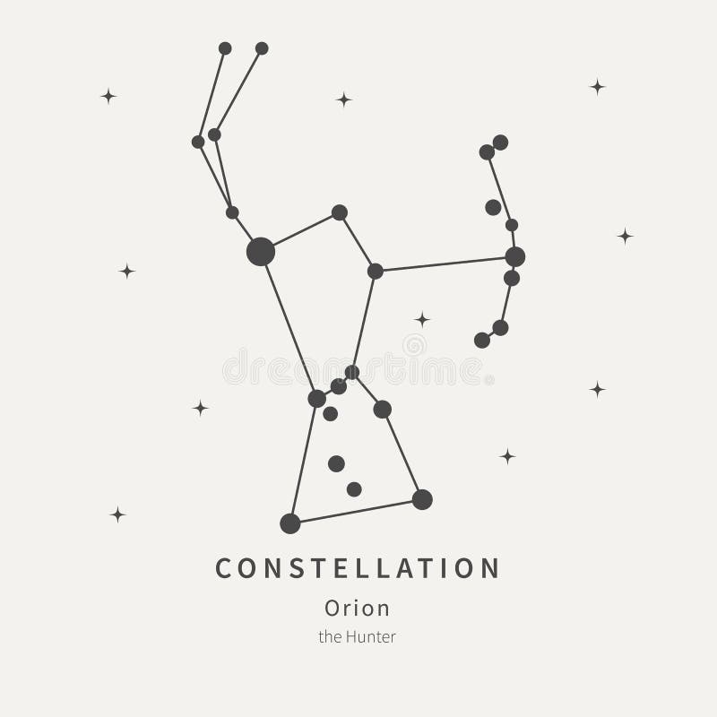 Orion Constellation Drawing