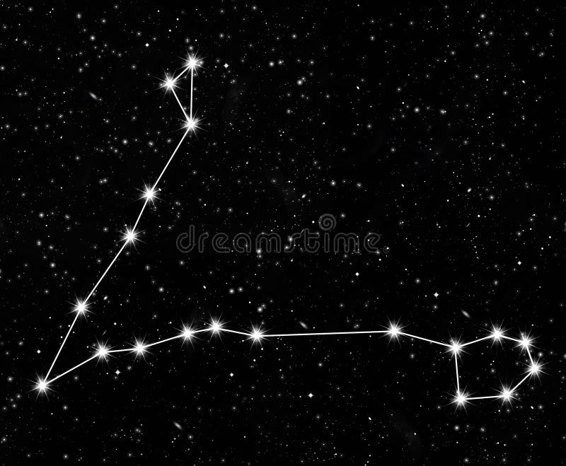 Constellation Poissons illustration stock. Illustration du astronomie ...