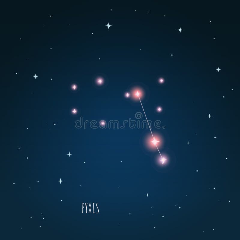 Pyxis Constellation Stock Illustrations – 26 Pyxis Constellation Stock ...