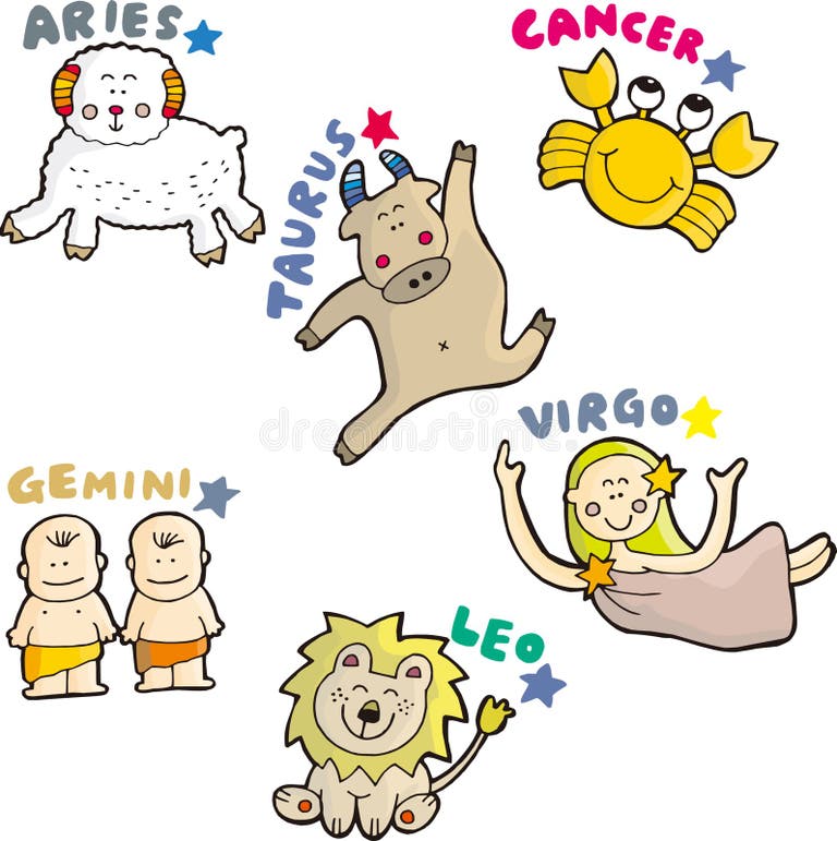 Constellation set four stock vector. Illustration of aries - 8169296