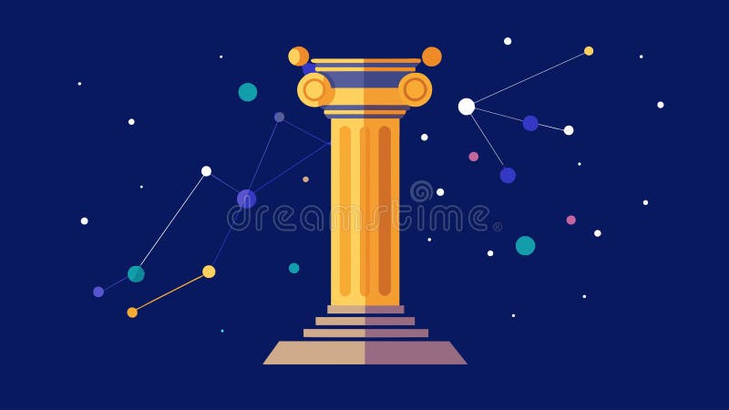 A Constellation in the Shape of a Strong Upright Column Symbolizing the ...
