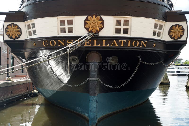 Constellation Ship in Baltimore Maryland Editorial Stock Image - Image ...