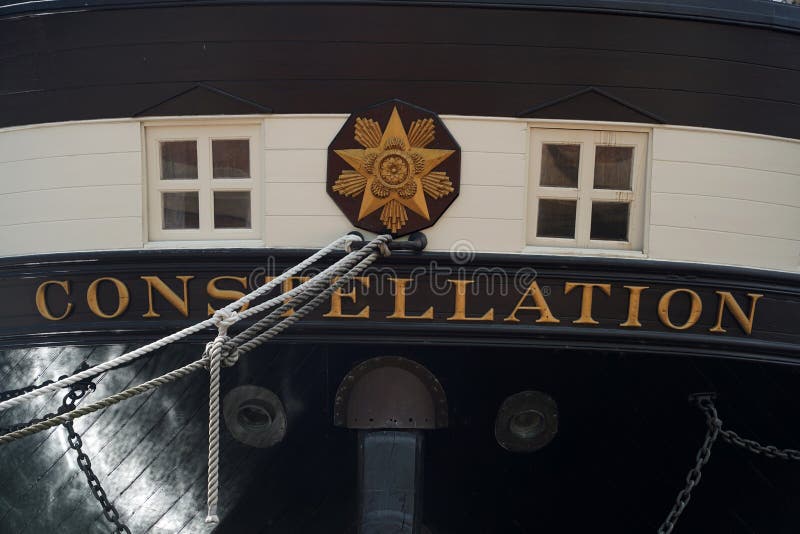 Constellation Ship in Baltimore Maryland Editorial Photography - Image ...