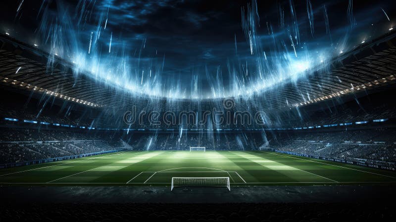 Constellation Stadium Lighting Stock Image - Image of setup, technical ...
