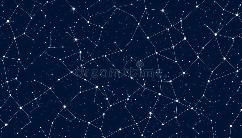 Constellation Stars Night Sky, Astronomy and Space, Celestial Pattern ...