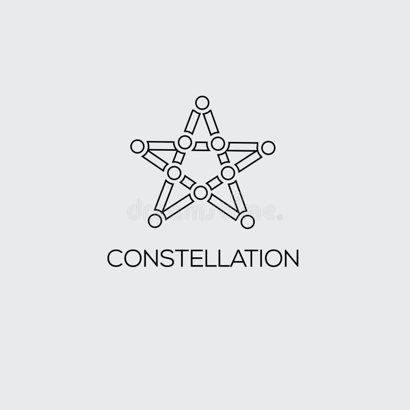 Constellation Vector Logo . Star Vector Logo Stock Vector ...