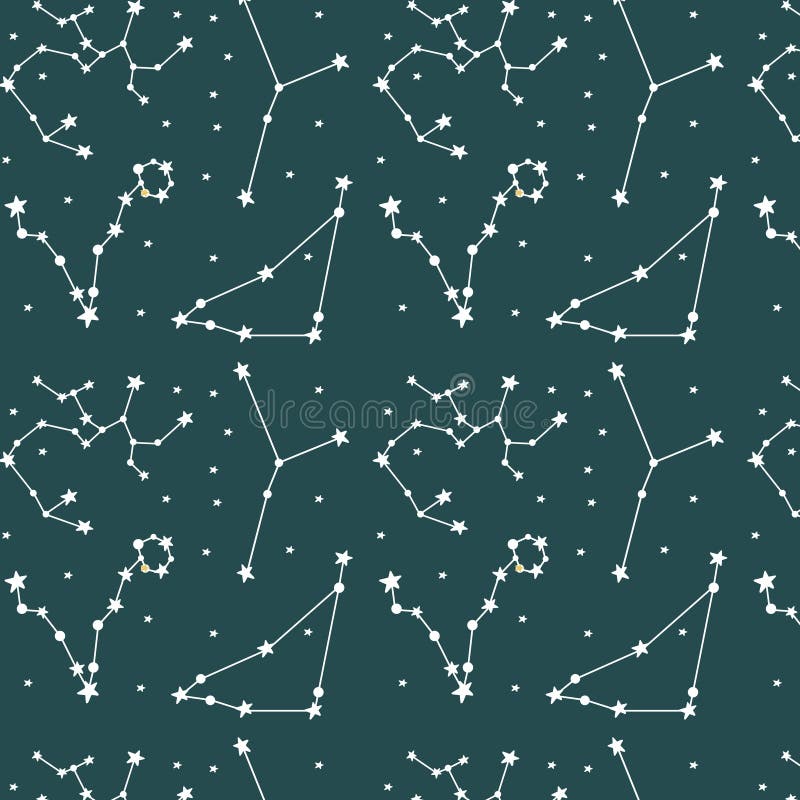 Constellations. Constellation Picture. Night Sky with Stars and ...