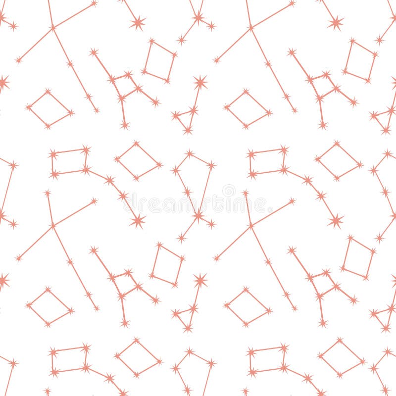 Constellations Pattern Space Astronomy Science Stock Vector ...