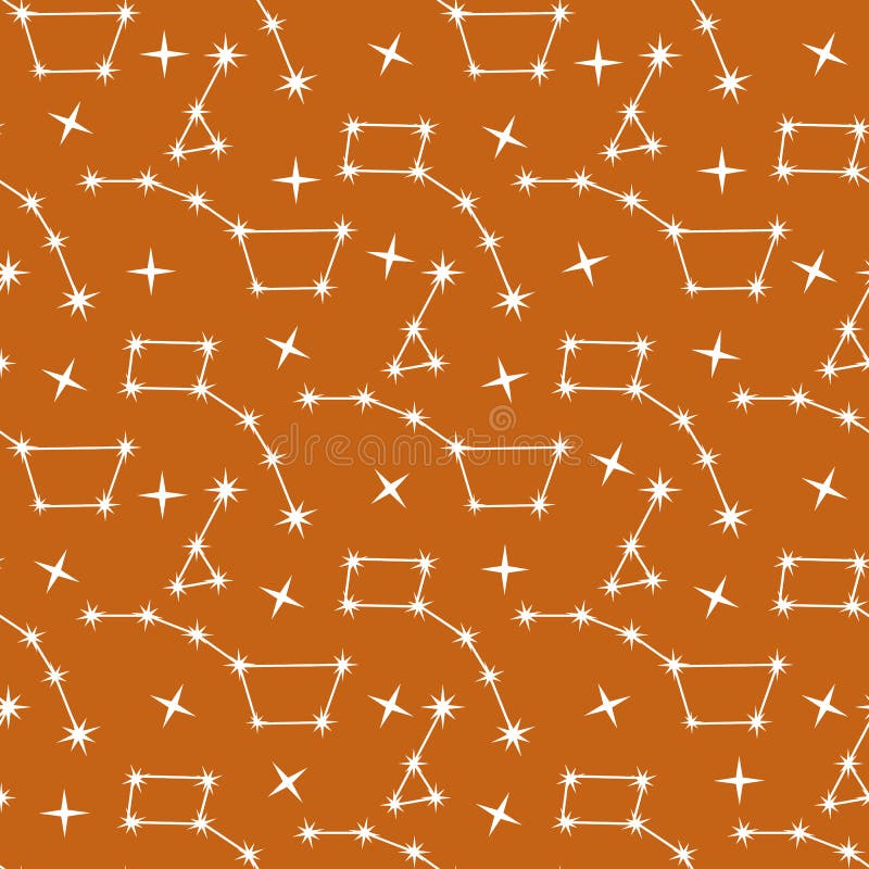 Constellations Pattern Space Astronomy Science Stock Vector ...