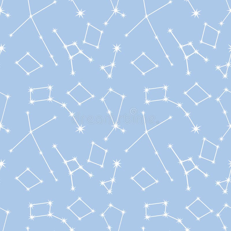 Constellations Pattern Space Astronomy Science Stock Vector ...