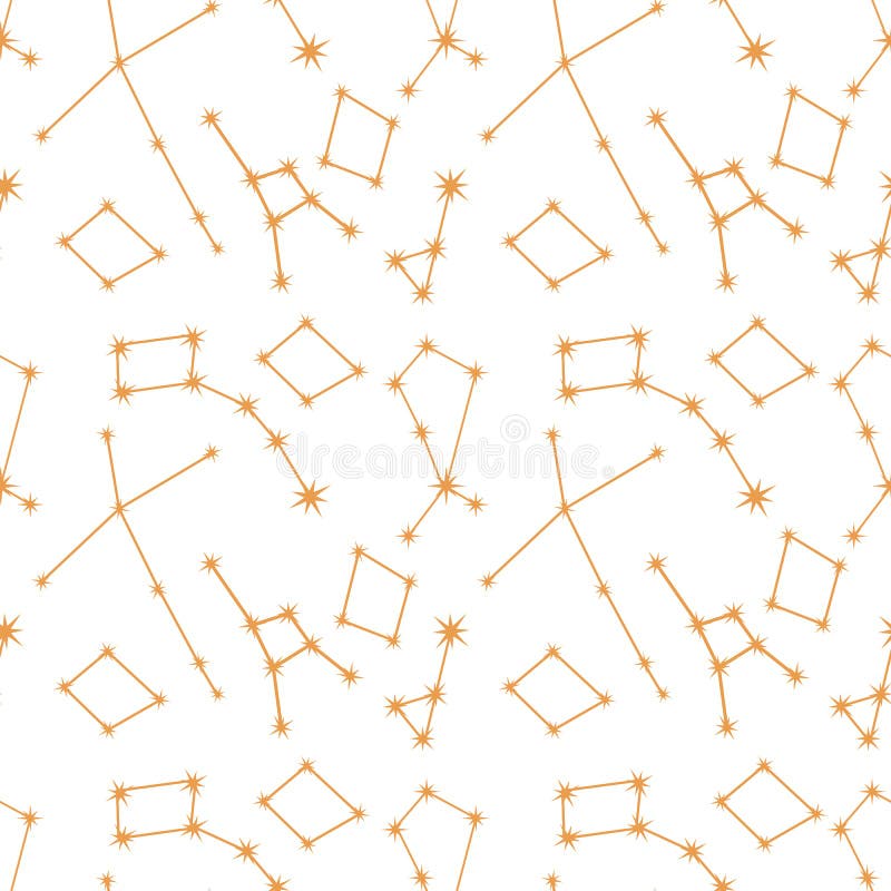 Constellations Pattern Space Astronomy Science Stock Vector ...