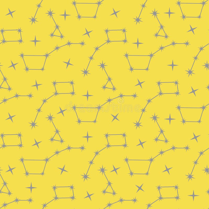 Constellations Pattern Space Astronomy Science Stock Vector ...