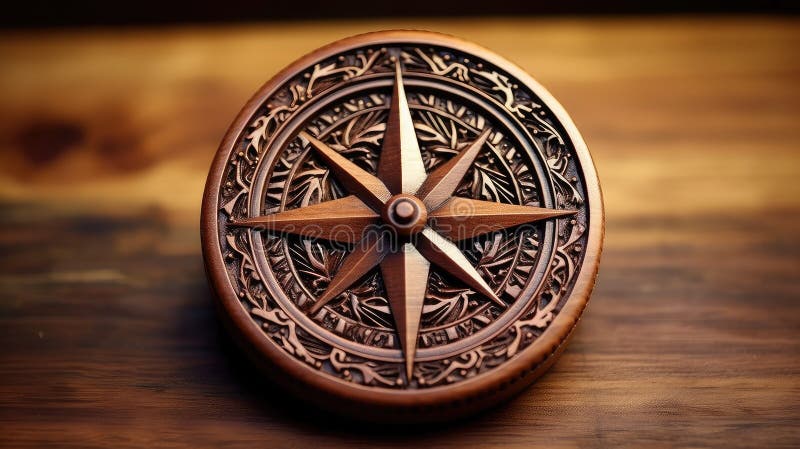 Constellations Star Compass Stock Illustration - Illustration of ...