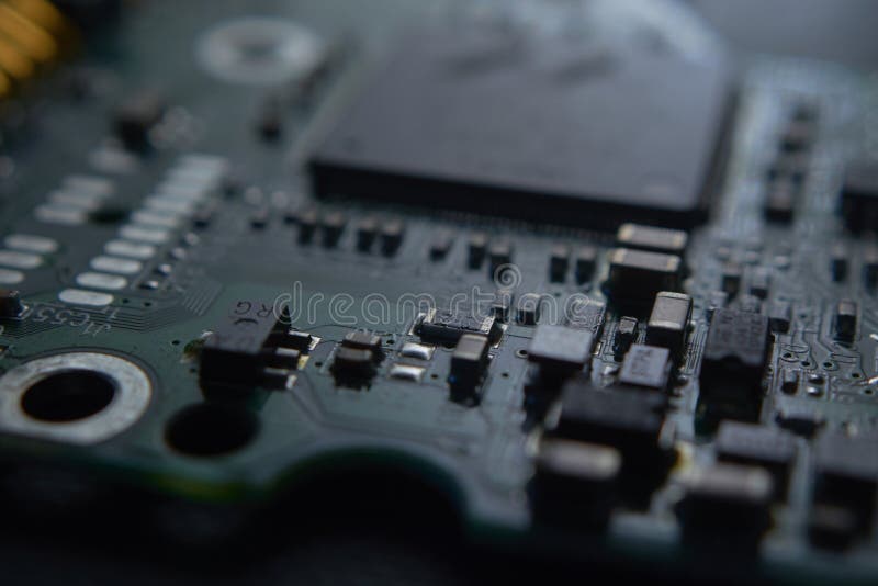 Constituent Elements of the Chip. Stock Photo - Image of checking ...