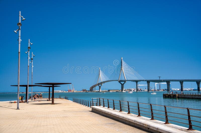 The Constitution of 1812 Bridge or La Pepa Bridge, a Cable-stayed ...