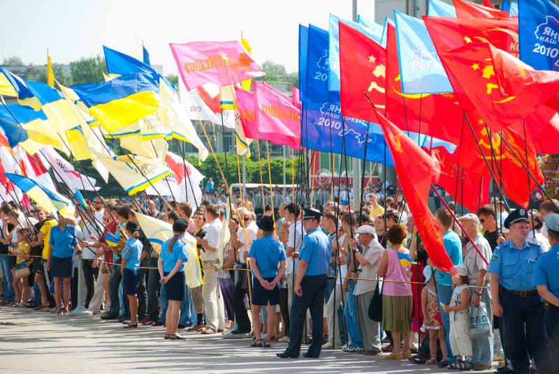 Constitution Day of Ukraine Editorial Stock Photo - Image of symbol ...