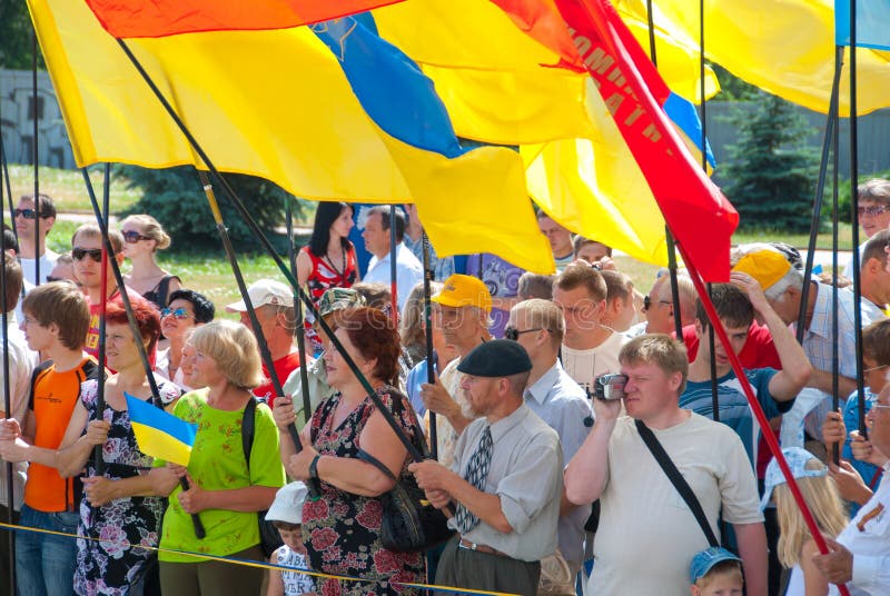 Constitution Day of Ukraine Editorial Image - Image of celebration ...