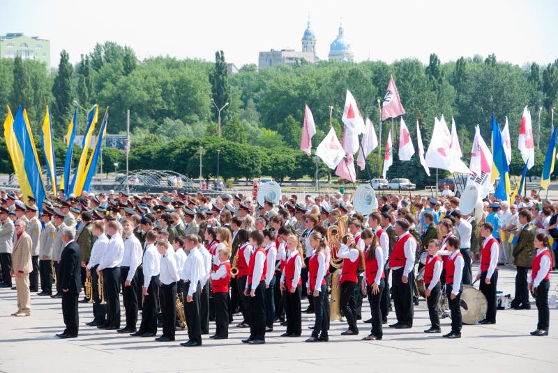 Constitution Day of Ukraine Editorial Stock Image - Image of protest ...
