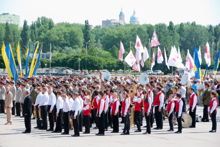 Constitution Day of Ukraine Editorial Stock Image - Image of protest ...