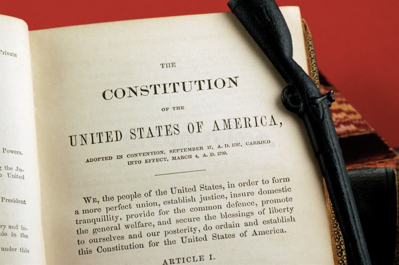 Constitution of the United States Stock Photo - Image of patriot ...