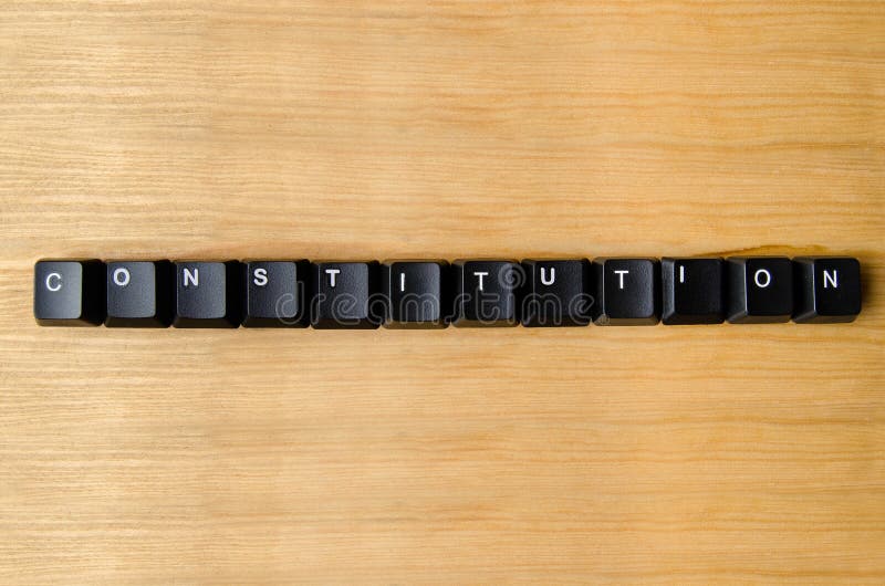 Constitution Word Cloud Concept Stock Photo - Image of judge, decisions ...