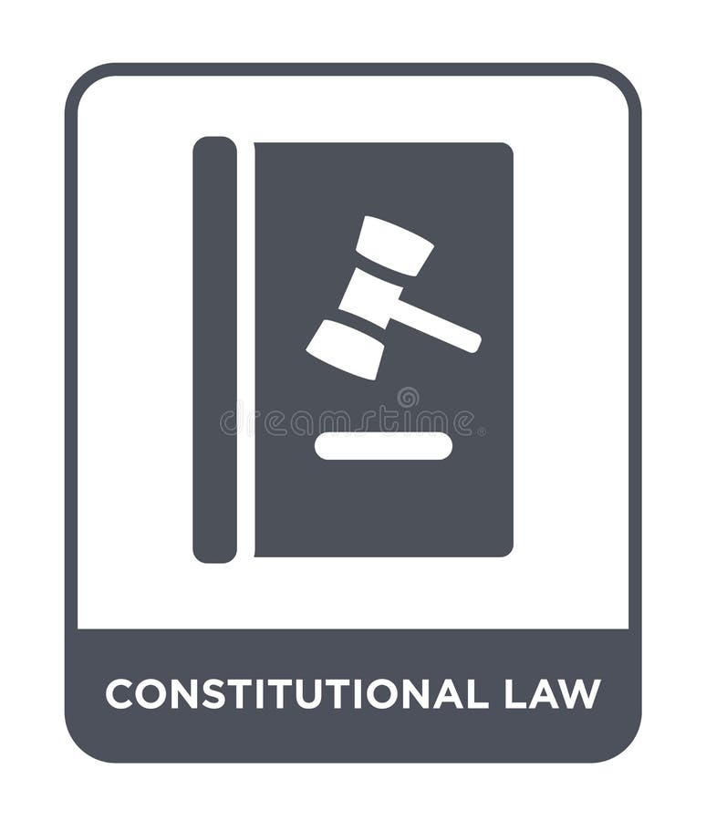 Constitutional Law Vector Icon in 6 Different Modern Styles. Black, Two ...