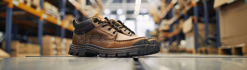 Construct a 3D Image of High Standard Safety Footwear for Factory ...