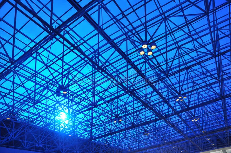 Constructi Moderne De Structure De Toit D'architecture Image stock ...