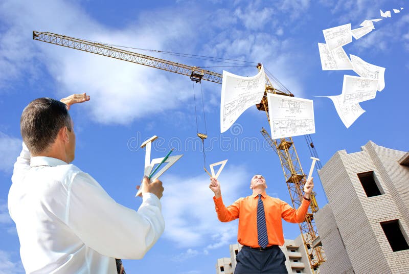 Construction stock photo. Image of engineering, architectural - 15669648