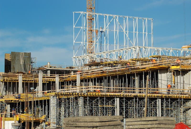 Construction Site stock photo. Image of industry, site - 18969688