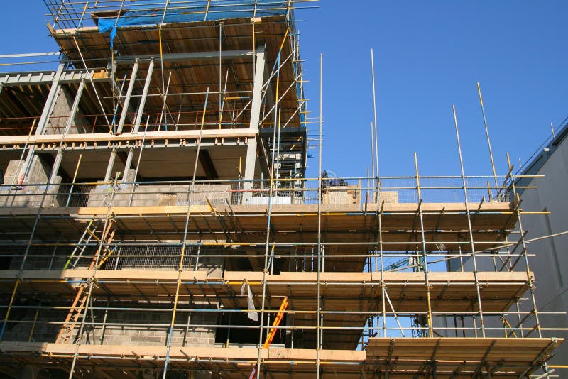 Construction stock photo. Image of offices, flats, mall - 1897502