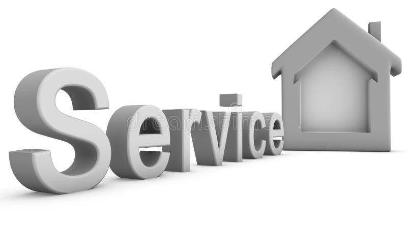 Service is everything stock illustration. Illustration of serve - 939510